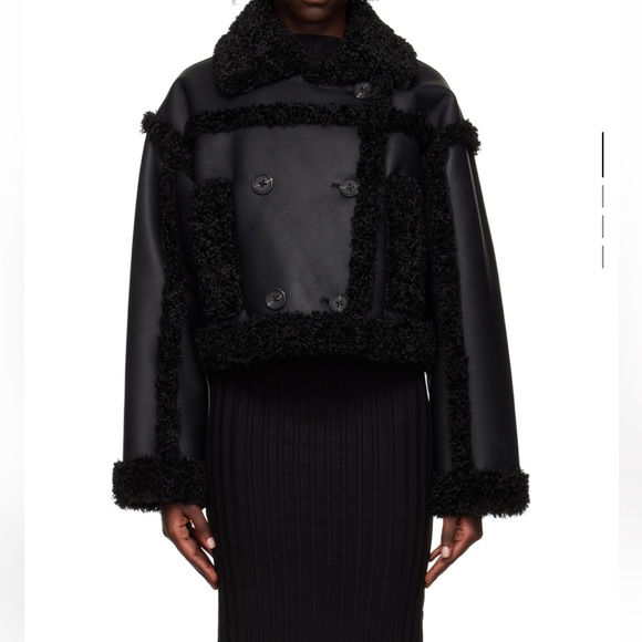 Stand Studio | Jackets & Coats | Stand Studio Black Kristy Fauxleather Jacket Size 32 | Poshmark